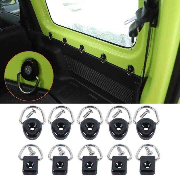 Tie Down Anchors D Ring Buckle for Suzuki Jimny JB64 JB74W 2019 2020 2021 2022 Trunk Cargo Area ...