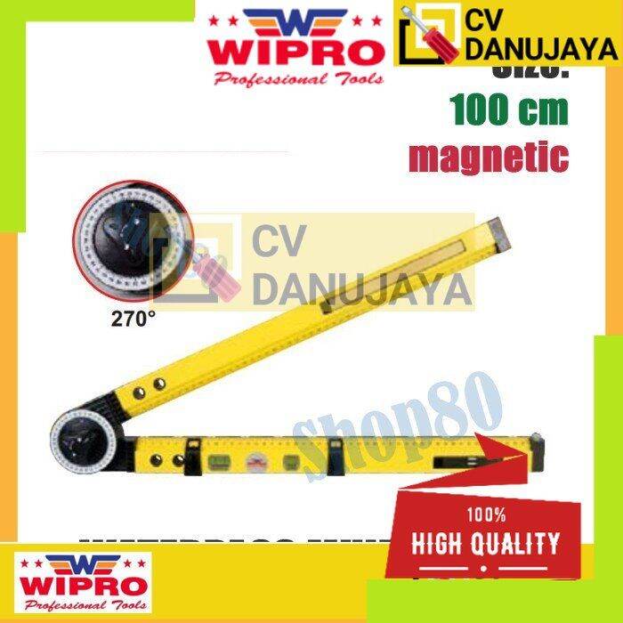 Wipro Waterpass Magnet Waterpas Water Pass Angle Sudut Siku L 100cm | Lazada Indonesia