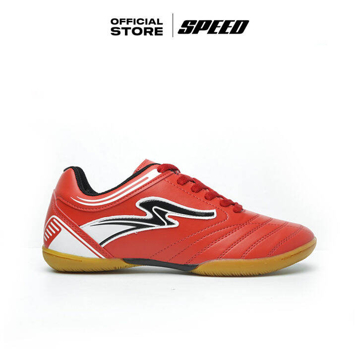 Speed - Sepatu Futsal Cube Merah Hitam - Sepatu Futsal | Lazada Indonesia