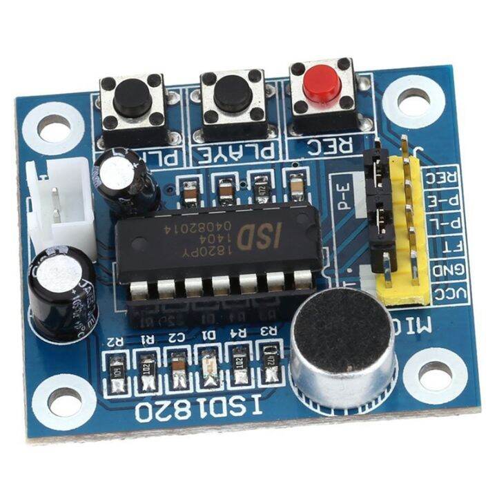 ISD1820 Sound Voice Recording Playback module with mini - sound audio ...