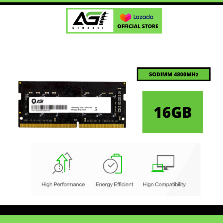 AGI RAM DDR5 4800MHz SODIMM 16GB | Lazada