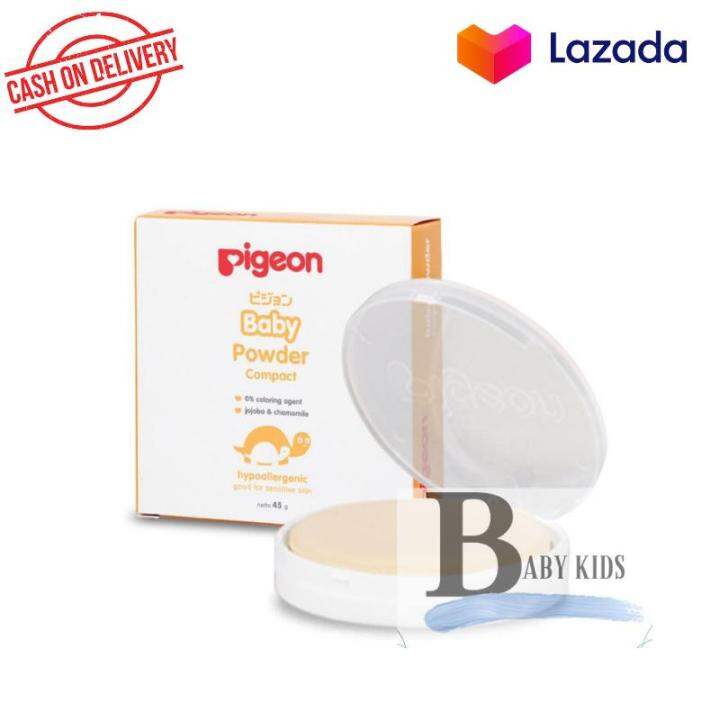 Pigeon Baby Powder Compact 45g / Bedak Bayi / Bedak Anak bayi / Bedak ...