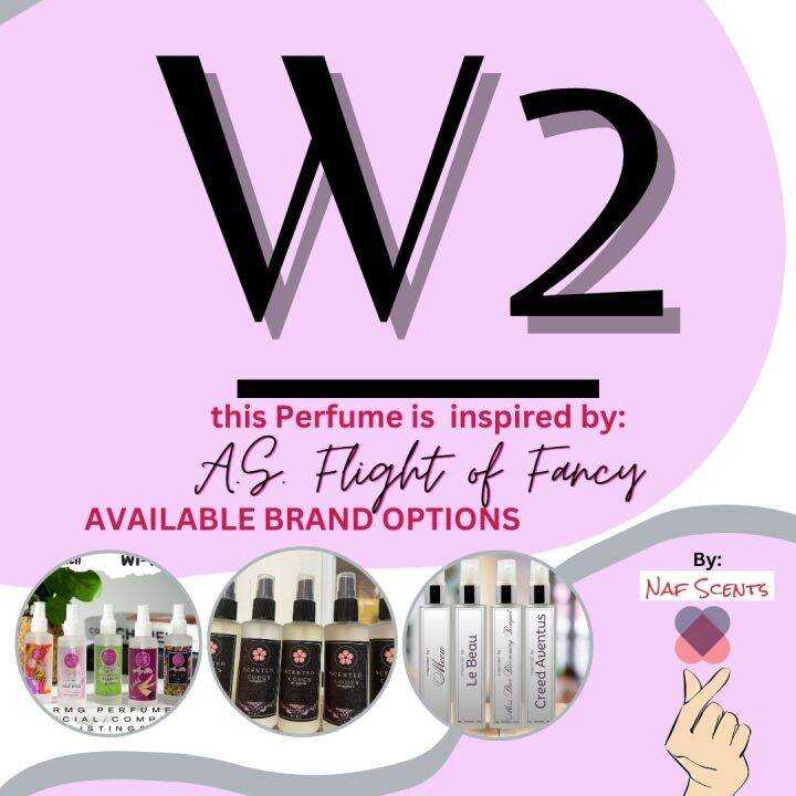 L1 W2 is Oil-based and HIGH QUALITY perfume inspired by FLIGHT OF FANCY ...