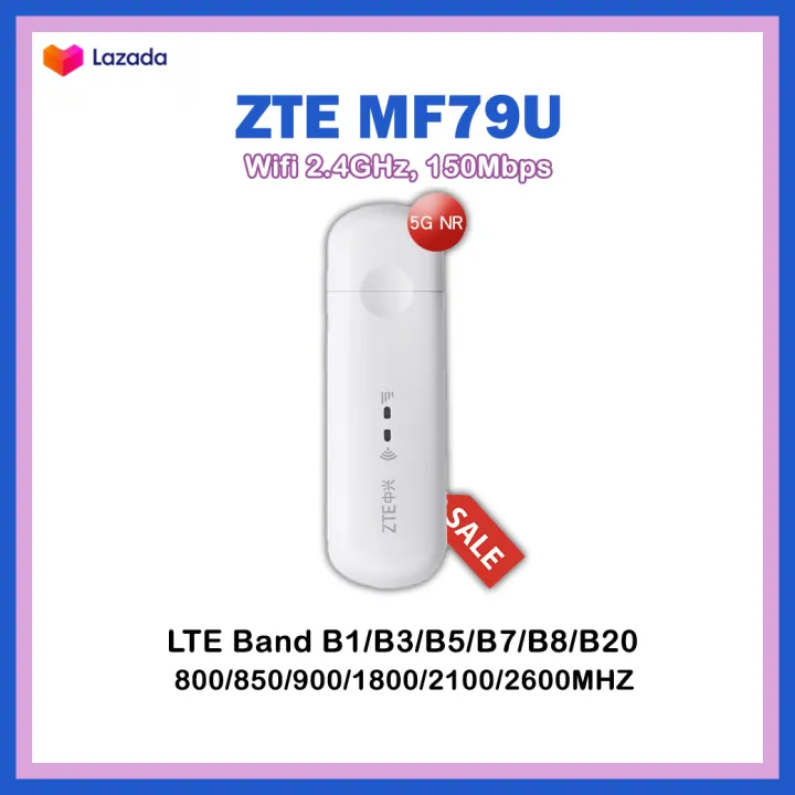 ZTE 4G/3G MF79U USB Pocket Wi-Fi ตัวกระจายไวไฟ แอร์การ์ด WiFi 2.4GHz 150Mbps | Lazada.co.th