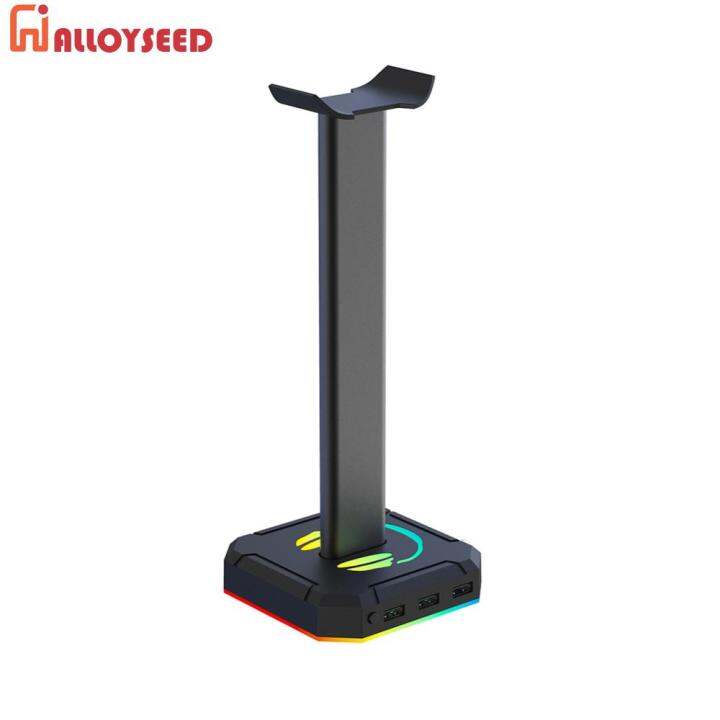 RGB Headphone Holder Over-ear Headsets Desk Bracket Gamers Gaming PC ...