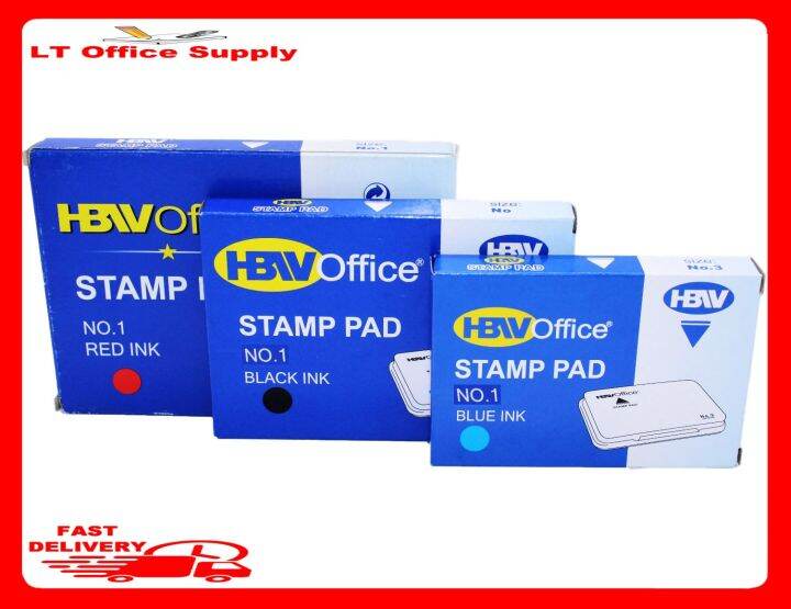 HBW Office Stamp Pad Metal Case with Ink No.1 | Lazada PH