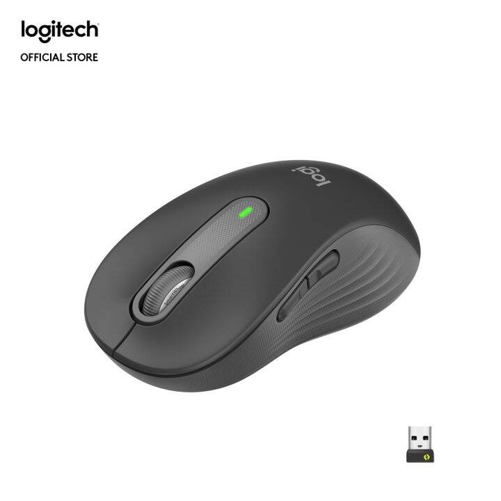 Logitech Signature M650L Full Size Wireless Mouse - For Large Sized ...