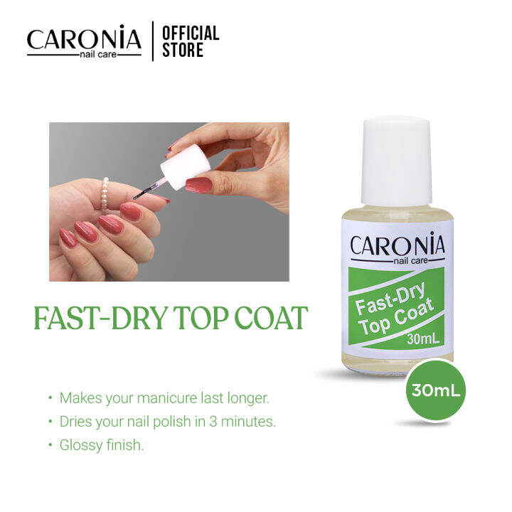 Caronia Fast Dry top coat in 30ml | Lazada PH
