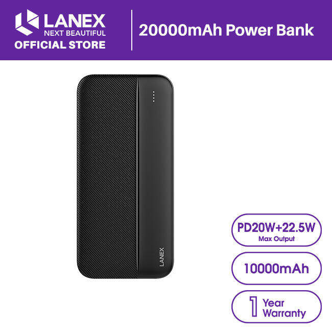 LANEX LP03 20000mAh Power Bank | Lazada