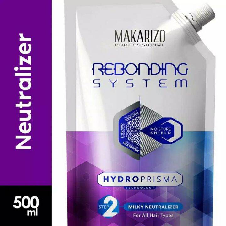 Makarizo Rebonding System Hydroprisma Milky Neutralizer 500ml | Lazada Indonesia