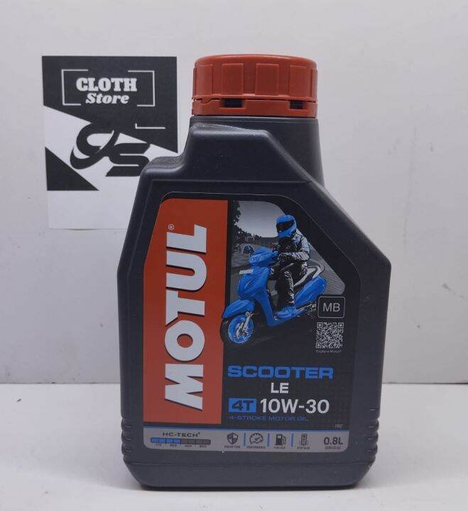 New Oli Motul Scooter LE 10w-30 (BIRU) Oli Motul matic 0,8 Liter ...