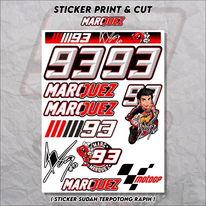 STICKER PACK MOTOGP STICKER RACING | Lazada Indonesia