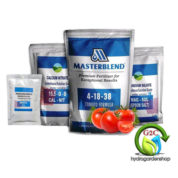 Masterblend Tomato Formula 4-18-38 bundle pack with Calcium Nitrate ...