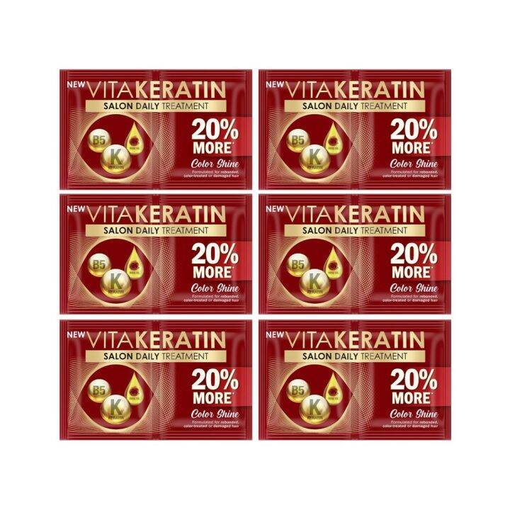 Vitakeratin Treatment Color Shine 24ml Sachet of 6 | Lazada PH