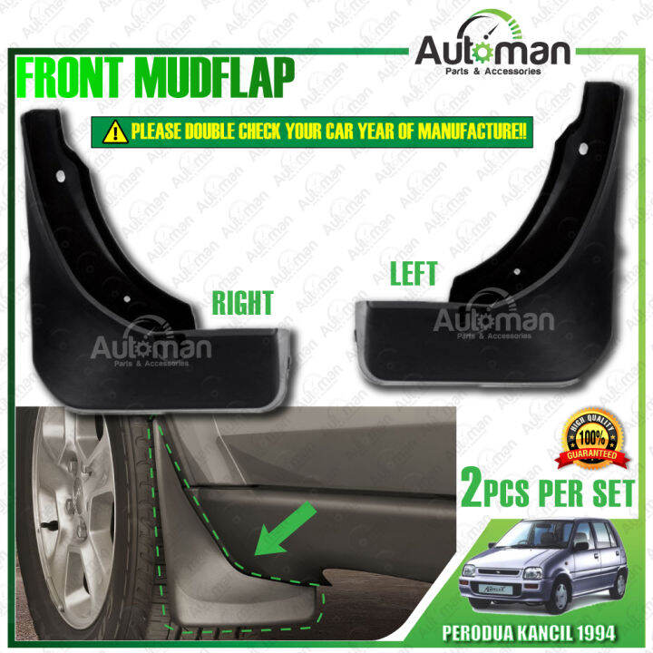 Perodua Kancil Front Soft Rubber Mudflap Splash Guard Mud Blocker | Lazada