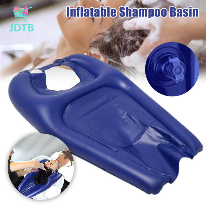 Bedside Inflatable Shampoo Basin PVC Bedside Shampoo Basin for Elderly ...