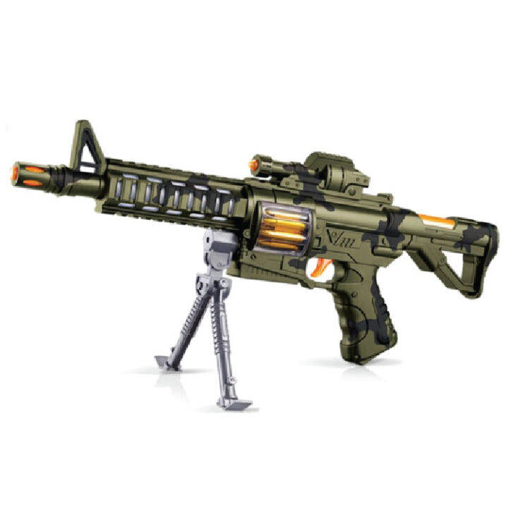45CM Military Combat Rifle Machine Gun Toy Special Forces LED Light ...