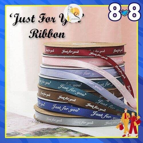 1.0cm*45m Packing Ribbons /Just For You / Wording Ribbon / Printed ...