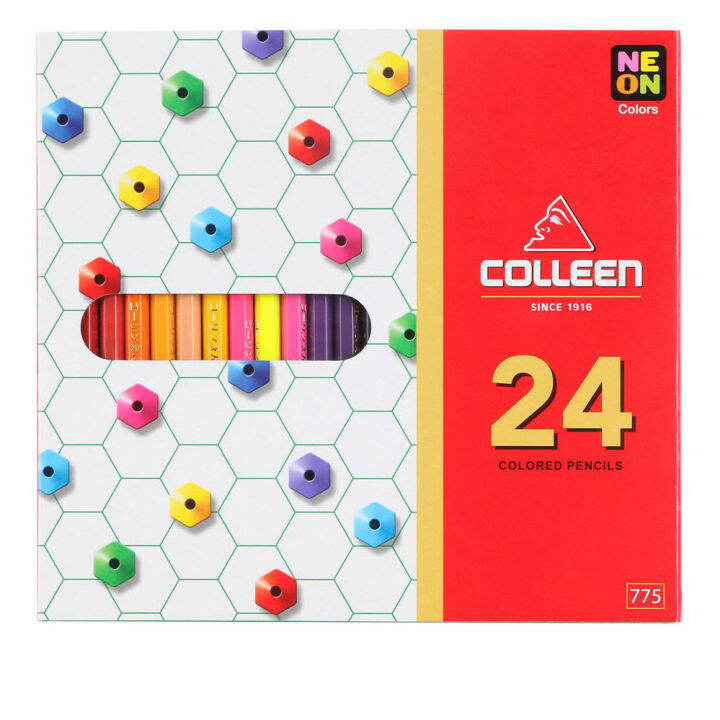 Colleen Color Pencil Hexagon 24 Colors | Lazada PH
