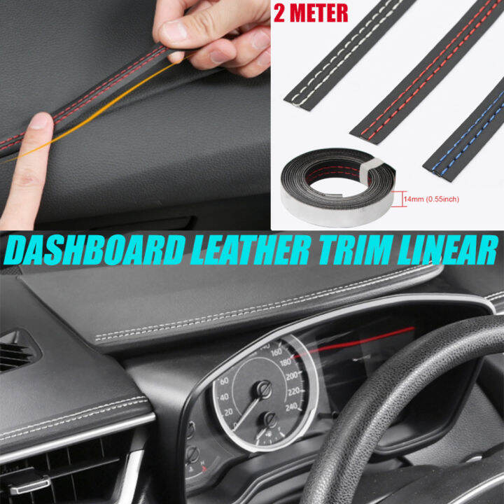 Car Strip Grid Decoration Interior Wire Dashboard Aircond Trim Lining ...