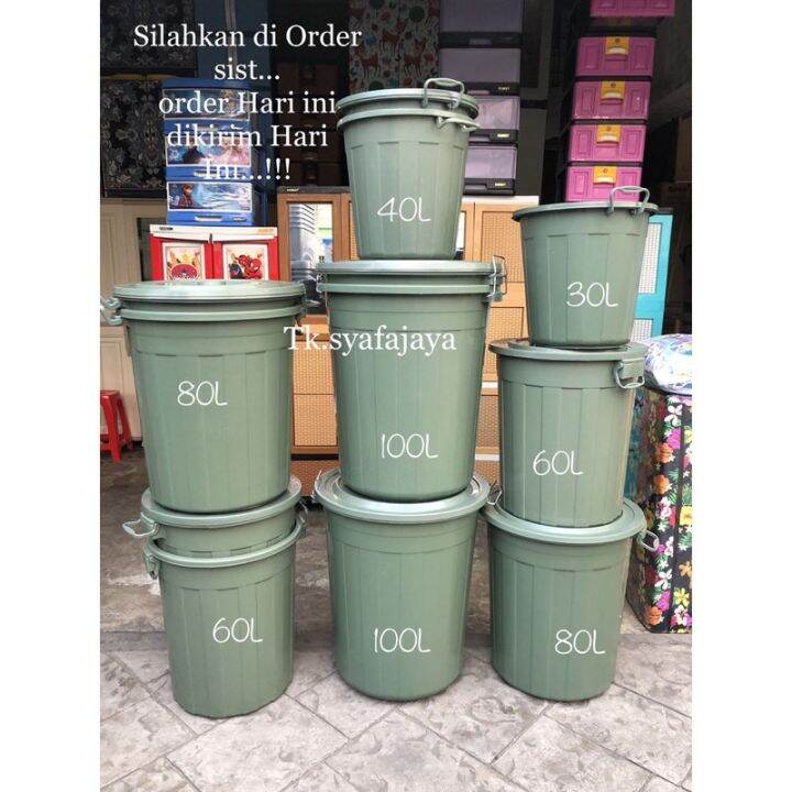 Ember Plastik / Ember Murah AMP Ukuran 30L-40L-50L-60L-80L-100L ...