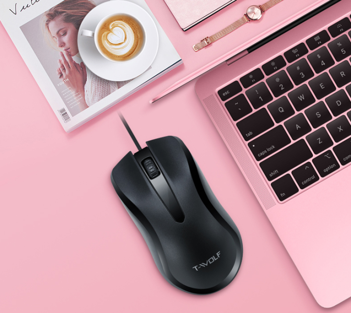 T-WOLF V12 / V12 WIRED USB OPTCAL MOUSE | Lazada