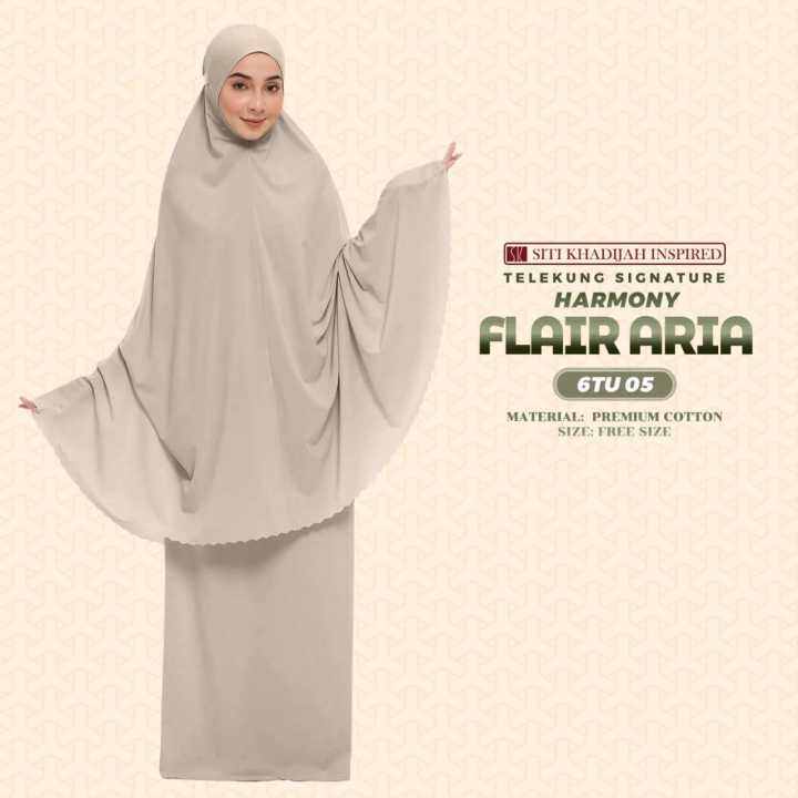 Telekung Harmony Flair Aria Collection - FREE Paperbag | Lazada