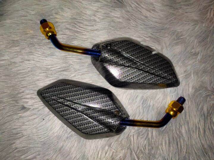 MUTARU Side mirror carbon 2 tone for Yamaha Motors *Original | Lazada PH
