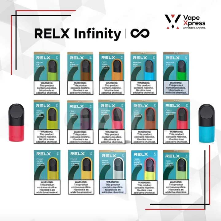 DZY SHOP RELX Infinity Pod Authentic Single Pod Relx Pods Pro Vape Pods ...