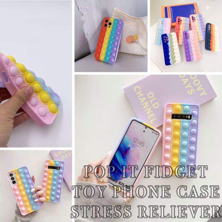 HUAWEI POP IT FIDGET TOY PHONE CASE NOVA 3I Y7A Y6P STRESS RELIEVER ...