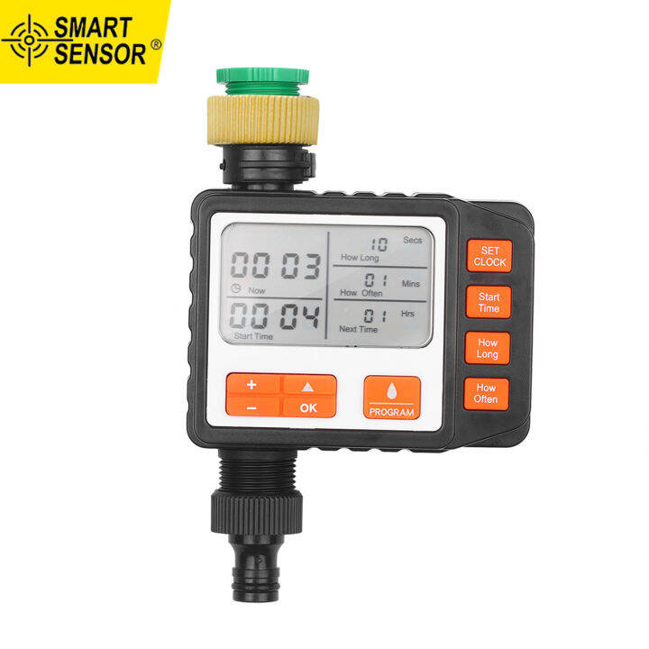 SMART SENSOR Digital Water Timer Programmable Outdoor Single Outlet ...