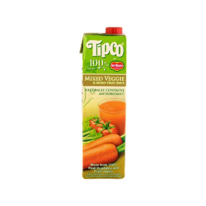 Del Monte Tipco 100% Mixed Veggies & Mixed Fruit Juice (1L) | Lazada PH