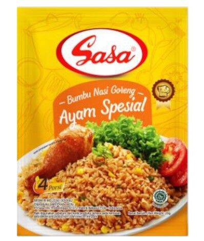 Sasa Indonesia Fried Rice Chicken Flavor Indonesian Bumbu Nasi Goreng ...