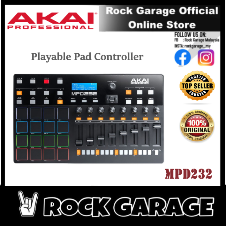 Akai Professional Mpd232 Playable Pad Controller Lazada