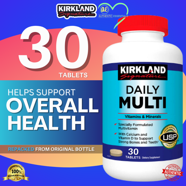 30 Tablets - Kirkland Signature Daily Multivitamins AUTHENTIC | Lazada PH