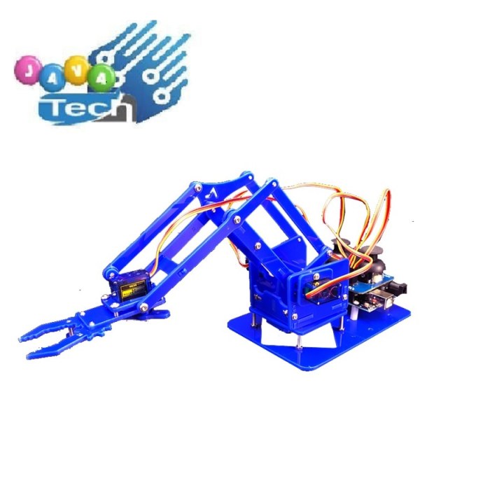 DIY 4DOF Robotic Arm Robot Lengan Mekanik Capit Akrilik Servo | Lazada Indonesia