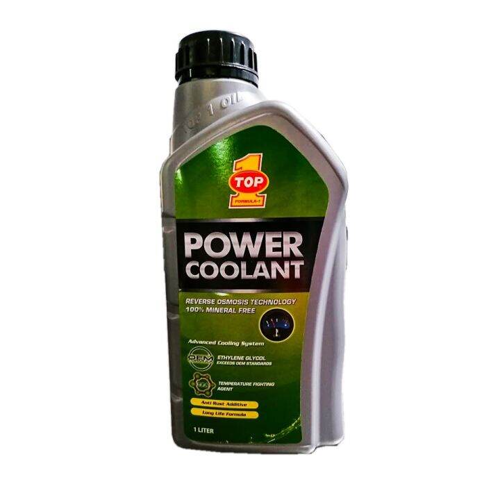 TOP1 Power Coolant GREEN (Advance Cooling System) 1 Liter Recommended ...