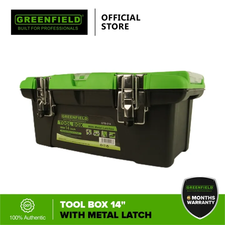 Greenfield Tool Box 14" With Metal Latch | Lazada PH
