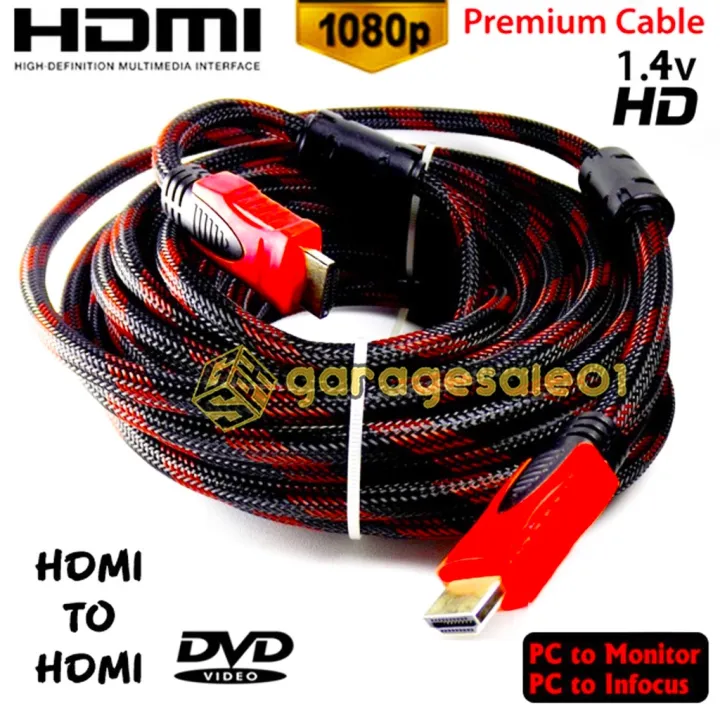 HDMI to HDMI Cable HD 4K 1.5M 3M 5M 10M 1.5Meters 3Meters 5Meters 10Meters 1.4Version | Lazada PH