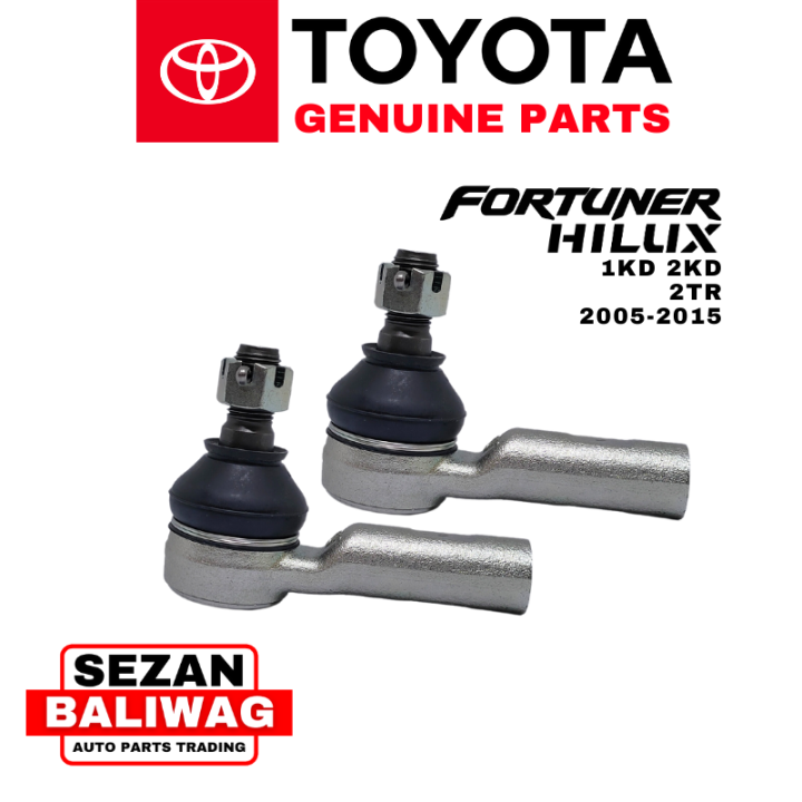 ORIGINAL TOYOTA TIE ROD SET OF 2 TOYOTA FORTUNER HILUX 2005-2016 45046 ...