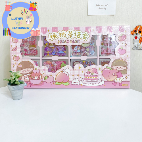 Stiker Tempel 1 Box Isi 200 Lembar / Stiker Lucu Dengan Berbagai Macam ...