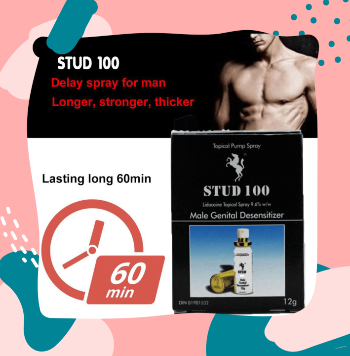 Studs 100 Men Delay Spray Increase male Sex Time Spray（Ready stock ...