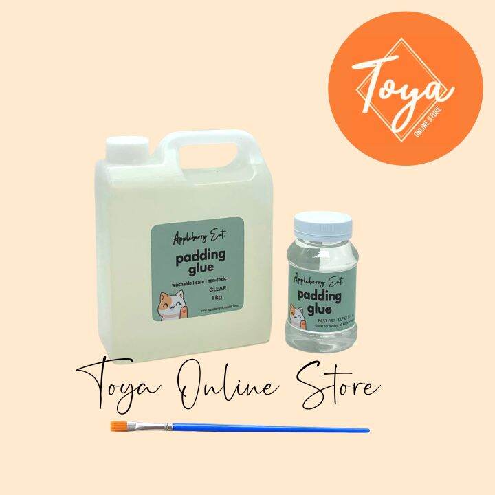 Padding Glue CLEAR ( for DIY Notepad ) FREE BRUSH | Lazada PH