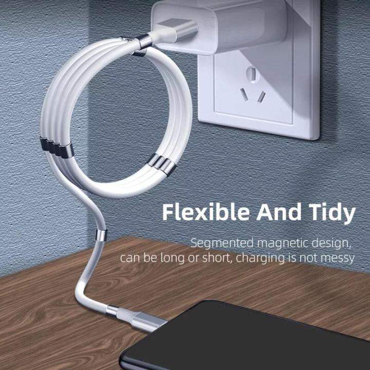 READY STOCK Original Magnetic Charging Cable Lighting Charging Cable 4. ...