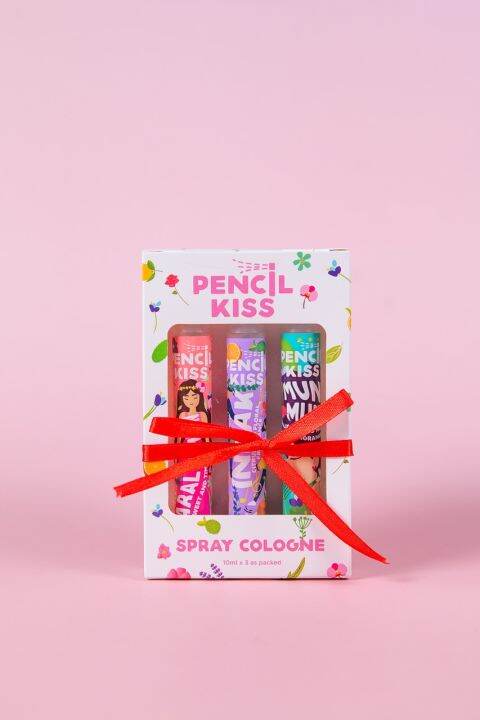 Pencil Kiss Spray Cologne Gift Box (Paraluman, Indak & Muni Muni) With ...