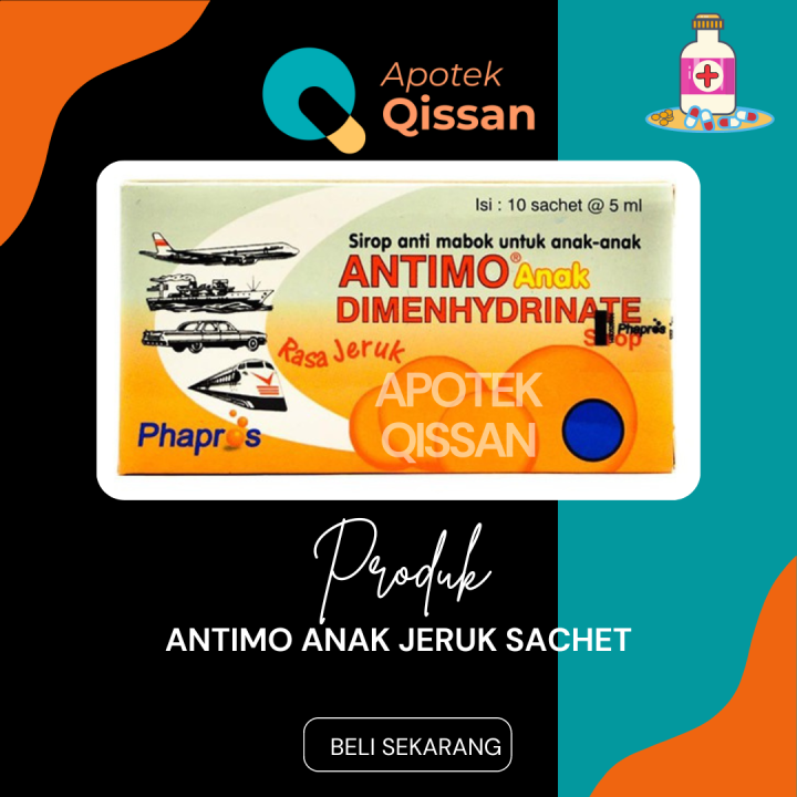 ANTIMO ANAK RASA JERUK SACHET | Lazada Indonesia