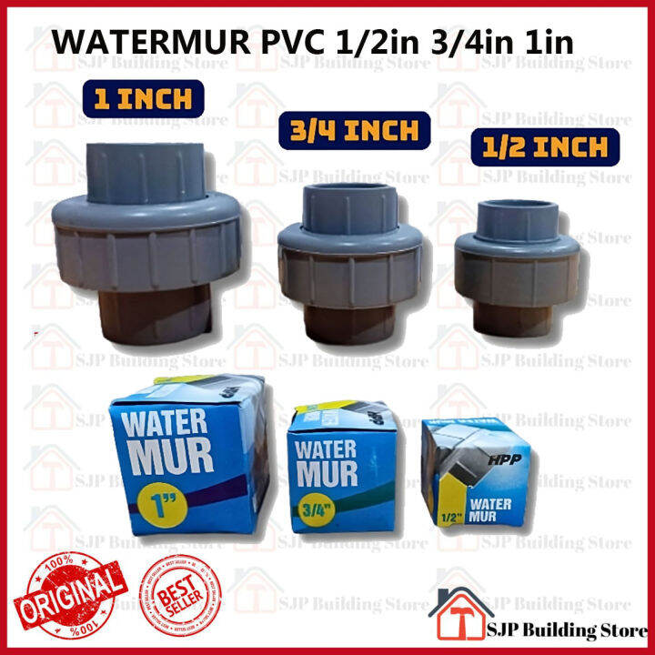 WATERMUR 1/2 INCH 3/4 INCH 1 INCH - UNION SOCKET - Watermoor PVC ...