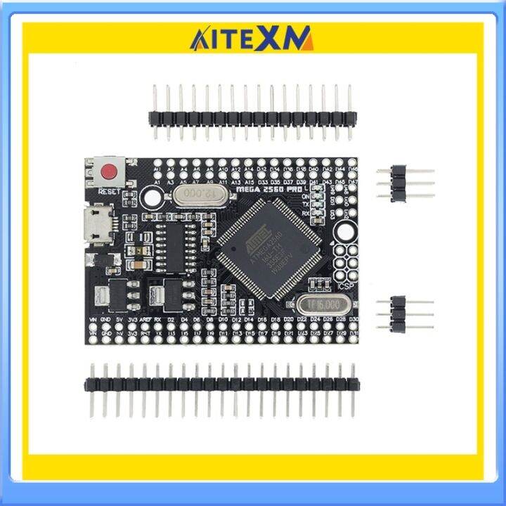 Arduino Mega2560-Compatible Board with CH340G/ATMEGA2560-16AU Chip ...
