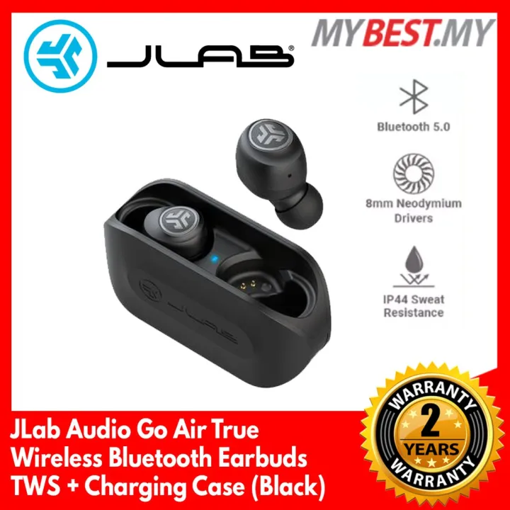 JLab Audio Go Air True Wireless Bluetooth Earbuds + Charging Case ...
