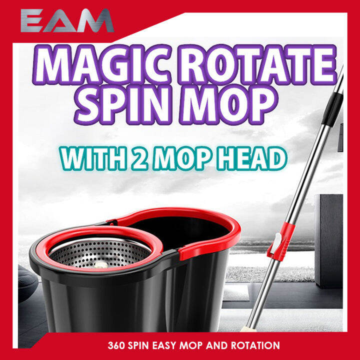 [COD] EAM 360 Degree Rotating Mop with Spinner On Sale Easy Magic Floor Spin Mop Microfiber ...